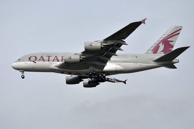 Qatar A388 at Sydney on Jan 13th 2024, not cleared for the approach ...