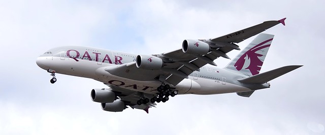 Qatar A388 at Doha on Sep 5th 2022, smoke in cockpit - AeroInside