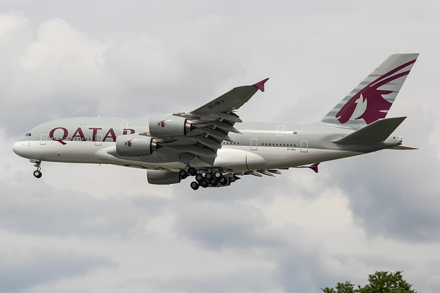 Qatar A388 at Doha on Sep 5th 2022, smoke in cockpit - AeroInside