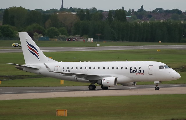 Eastern Airways E170 at Birmingham on Jun 7th 2021, trim, autopilot and ...