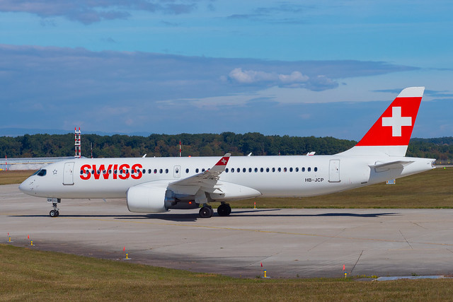 Swiss BCS3 at Zurich on Jan 9th 2023, lightning strike - AeroInside