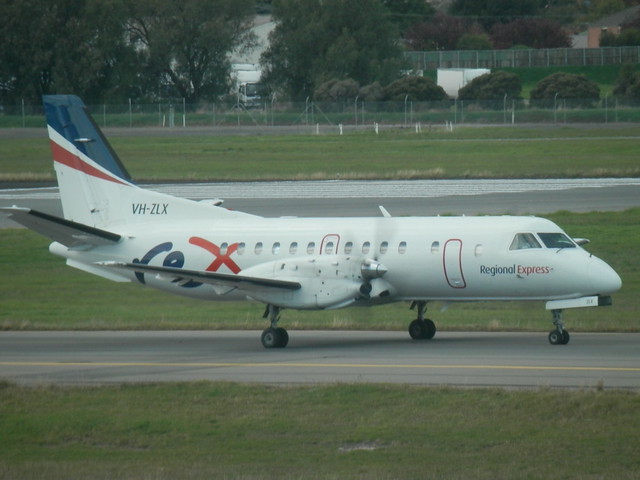 REX SF34 at Adelaide on Aug 20th 2019, wheel fracture - AeroInside