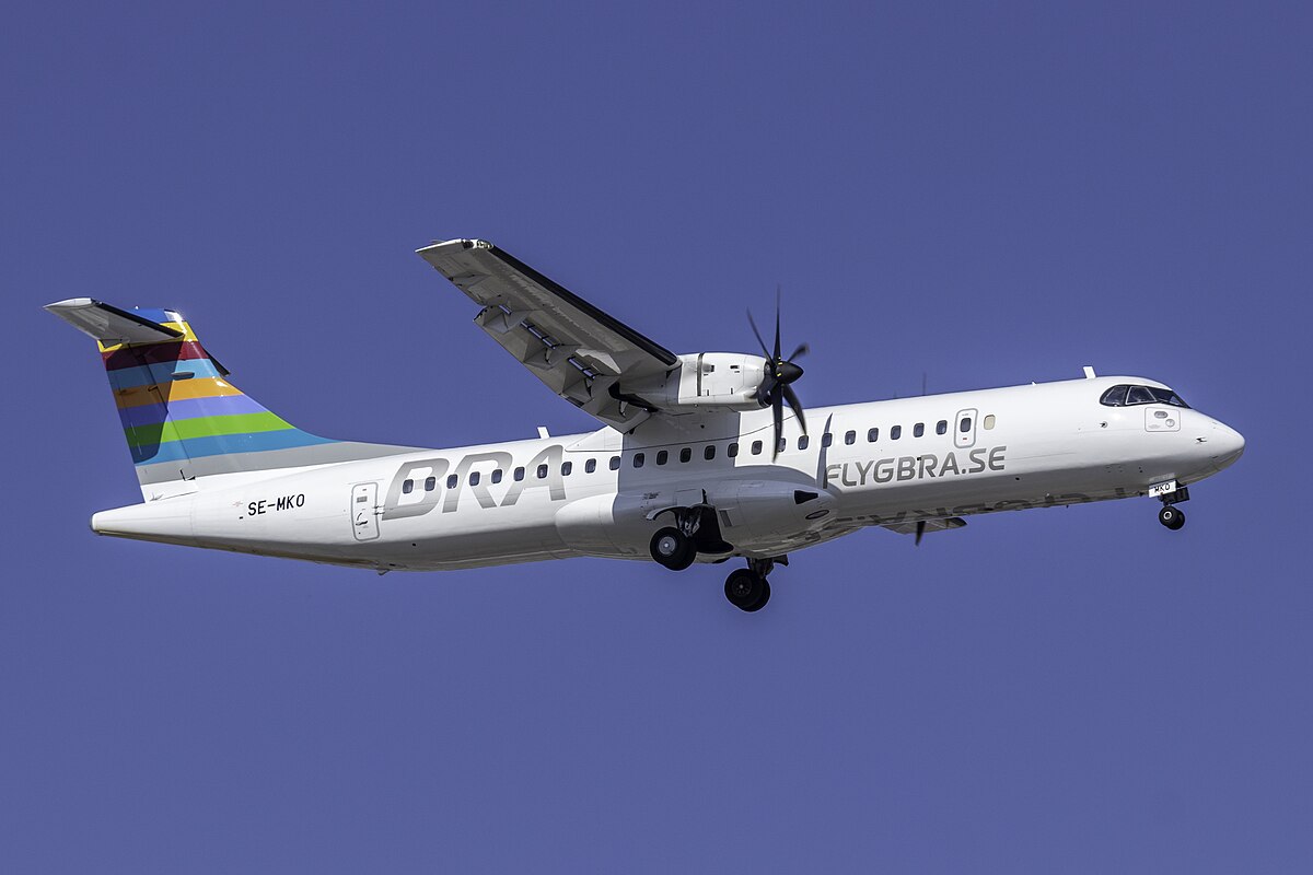 Braathens ATR72 at Aarhus on Sep 27th 2025, engine problems - AeroInside